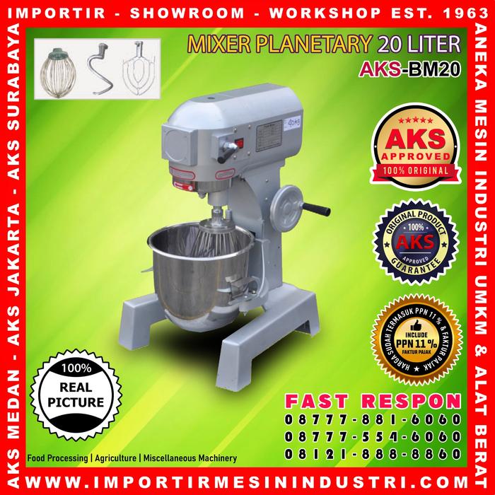 Jual Planetary Dough Mixer Mesin Pengaduk Adonan 20 Liter AKS-BM20 ...