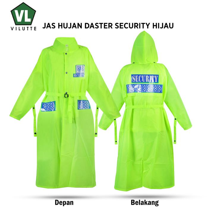 Jual Jas Hujan Ponco Security - Jas Hujan Mantel Jubah Security Satpam ...