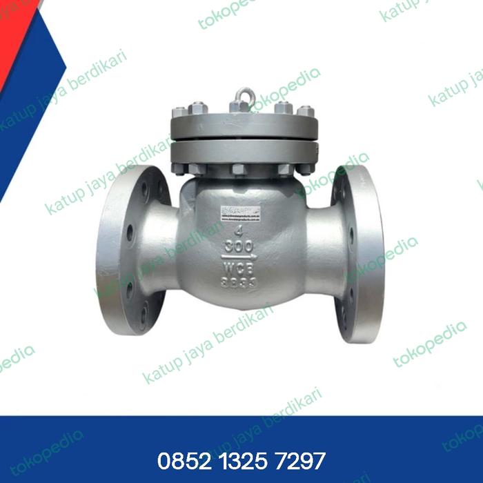 Jual Swing check valve carbon steel WCB ukuran 2.1/2" (2.5") - ANSI 300 ...