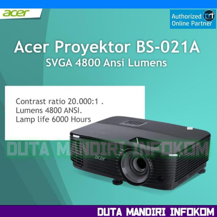 Jual Acer BS 021A - SVGA 4800 Ansi Lumens HDMI VGA Projector - Jakarta ...