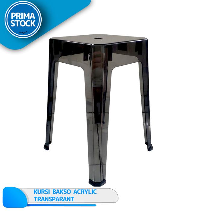 Jual Kursi Bakso Baso Bangku Transparan Plastik Acrylic Akrilik Stool ...