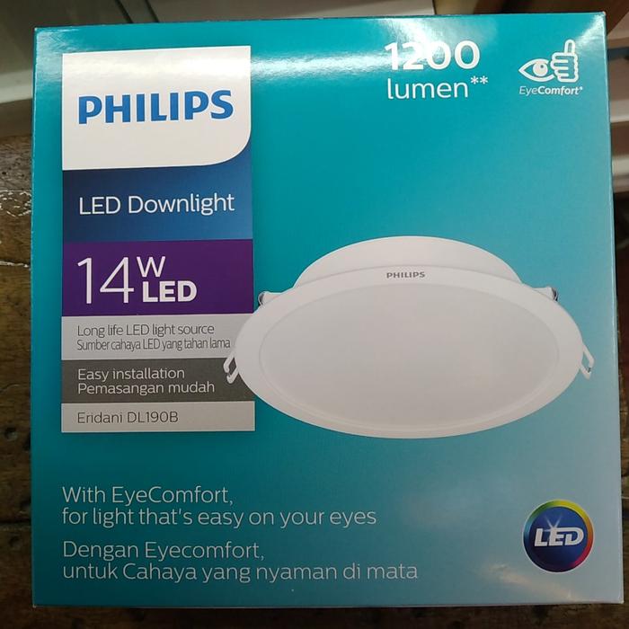 Jual PHILIPS Eridani G2 DL190B 14W D150 6" LED Downlight - Natural ...
