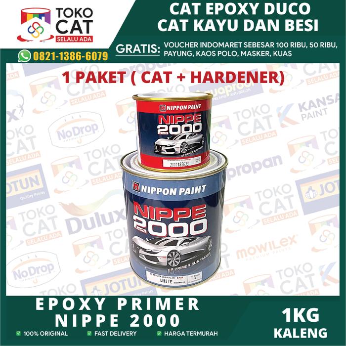 Jual Epoxy Nippe 2000 Epoxy Primer Surfacer Abu + Hardener 1L ABU ...