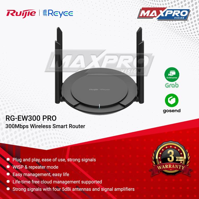 Jual RG-EW300 PRO - RUIJIE REYEE WIRELESS SMART ROUTER - Jakarta Barat - Maxpro Vision | Tokopedia