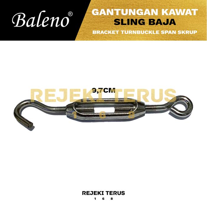 Jual Bracket Turnbuckle Gantungan Kawat Sling Baja Span Skrup Jarum ...