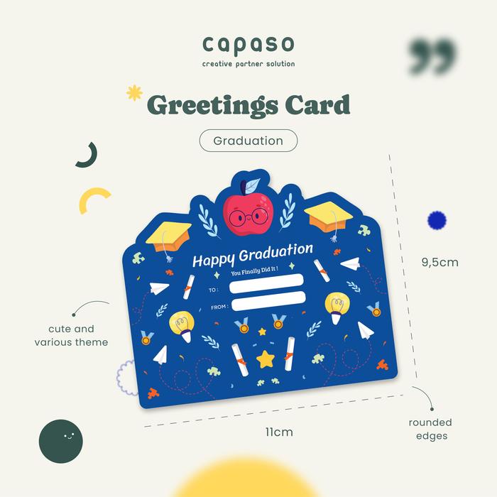 Jual Kartu Ucapan Happy Birthday/Thank You Card/Greeting Card Lucu ...