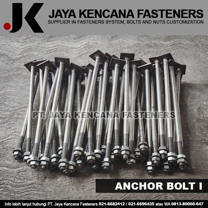 Jual Anchor Bolt I / Angkur Lurus M36 x 1200 mm (ST37, ST41, S45C ...