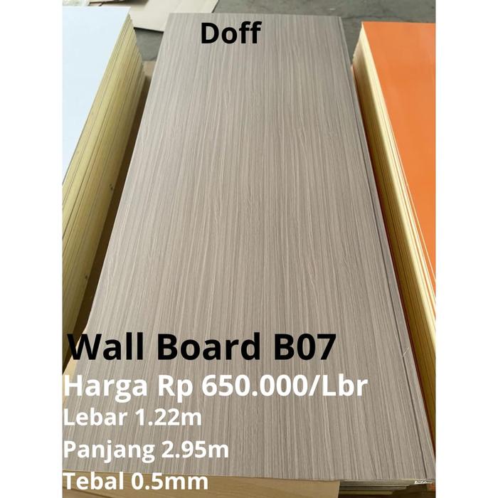 Jual WALLBORD DINDING/ WALLBORD PVC 1,22X 2,95X5mm - B07 - Jakarta ...