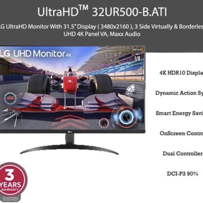 Jual Monitor LG 32UR500 / 32UR500-B.ATI HDR10 4K FreeSync - Jakarta ...