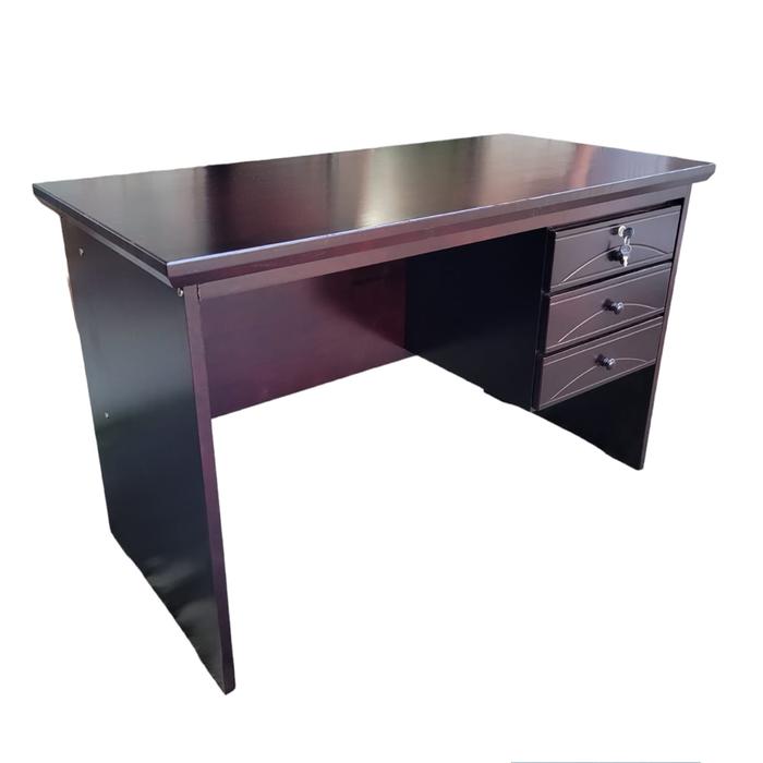 Jual Meja Kerja 1/2 Biro Kayu (Solid Wood) 3 Laci - Kota Medan - ANEKA ...