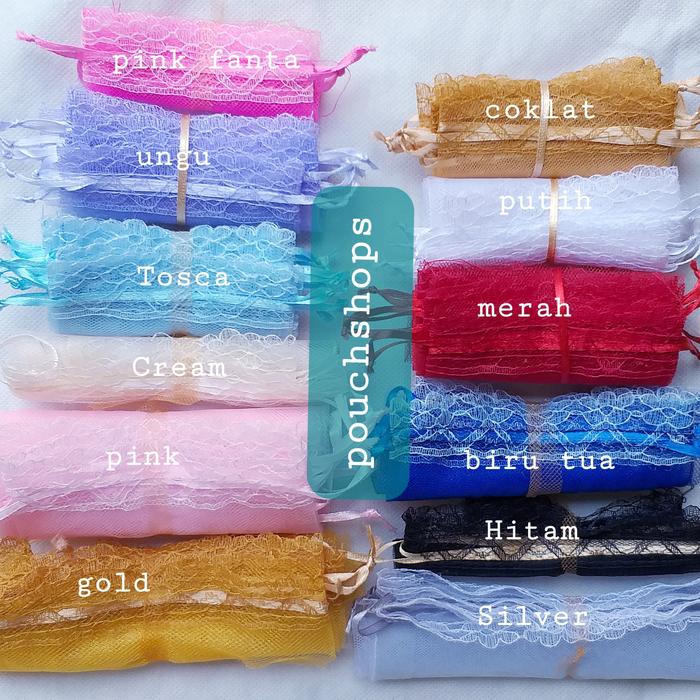 Jual 1 pcs 30x40 cm pouch jaring serut tile souvenir - Jakarta Barat ...