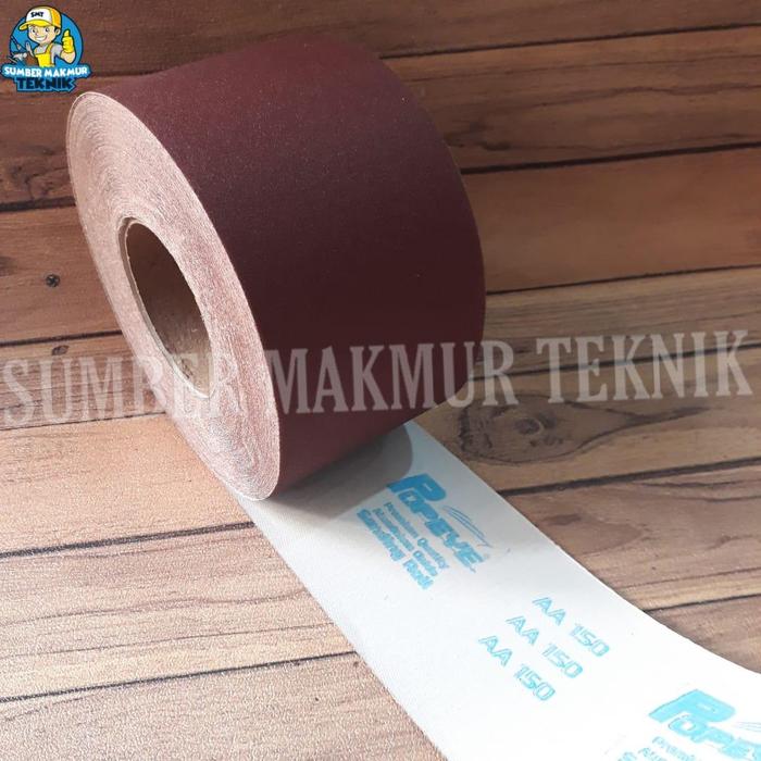 Jual Amplas Rol Meteran Hamplas Roll Murah Kain Grit 150 Per 1 Meter ...