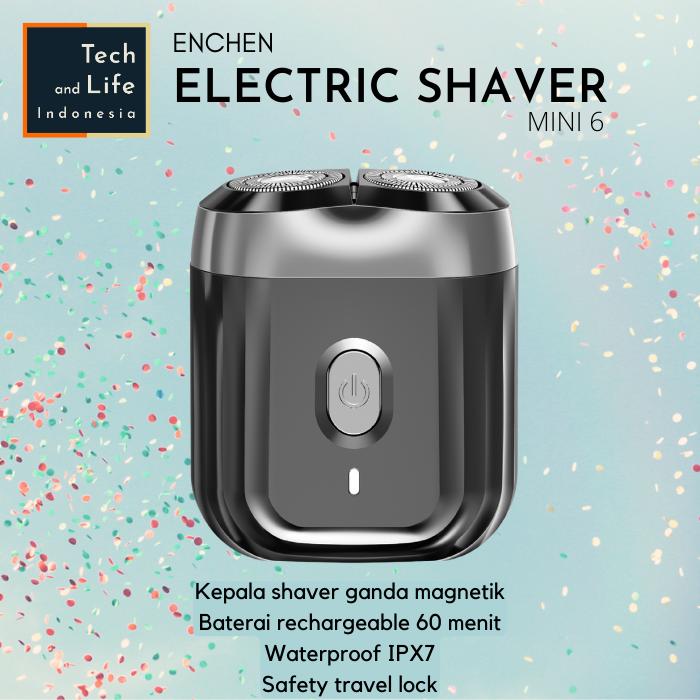 Promo Alat Cukur Kumis Jenggot Elektrik Enchen Mini Shaver Waterproof ...