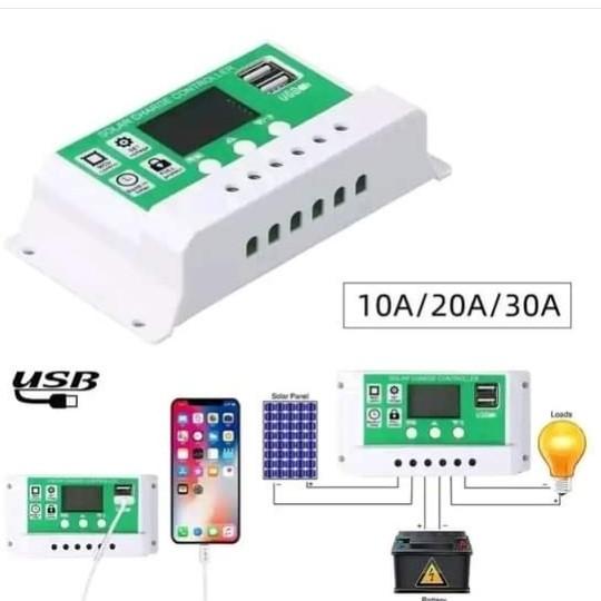 Jual SCC Solar Charger Controller PWM Baterai VRLA dan Lithium - 20 ...