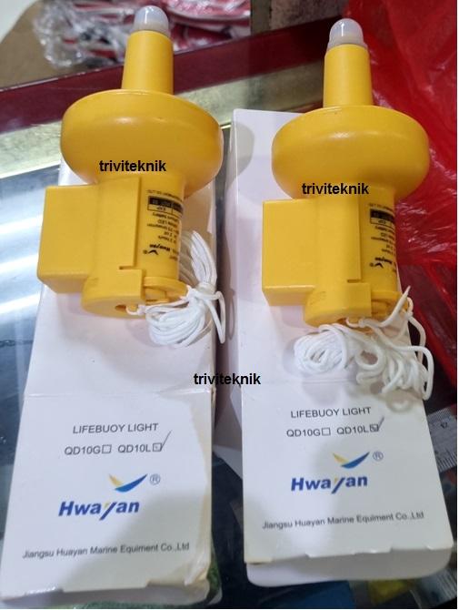 Jual hwayan lifebuoy light led huayan marine QD10L,lampu pelampung ...