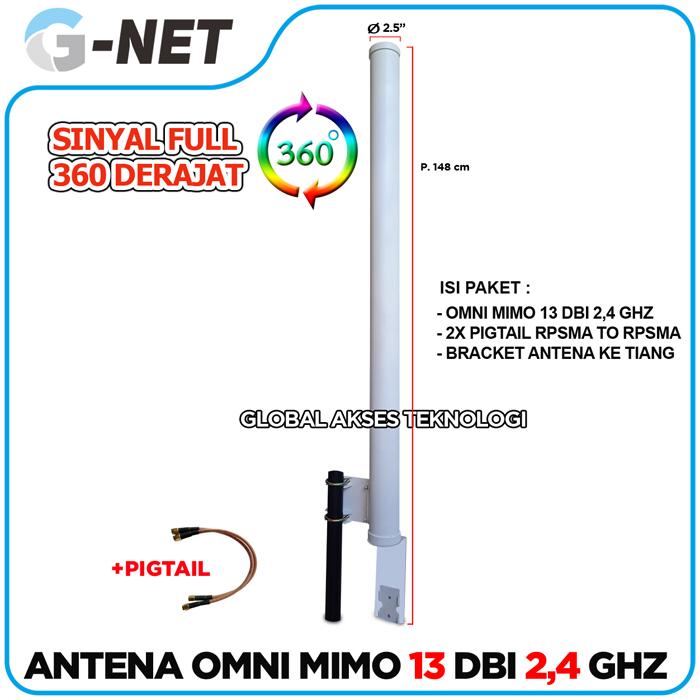 Promo Antena Omni MIMO 13 dBi 2.4 GHz - Kab. Tuban - GLOBAL AKSES ...