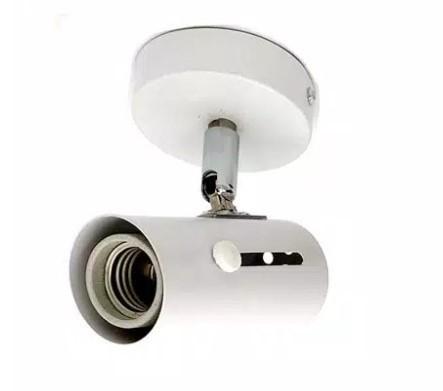 Jual Kap Lampu PLAFON Fitting E27 tempel Spot Light LED Sorot Spotlight ...