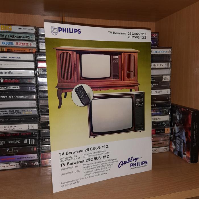 Jual Brosur lawas iklan Philips TV Berwarna 26 C 565 - Kota Surakarta - APRASSIVE | Tokopedia