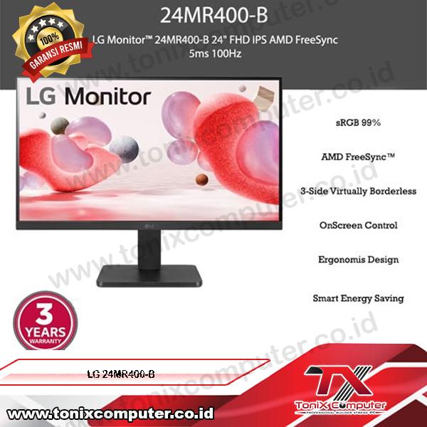 Promo LG Monitor 24MR400-B 24'' Full HD Display with AMD FreeSync™ 100HZ Cicil 0% 3x - Jakarta ...