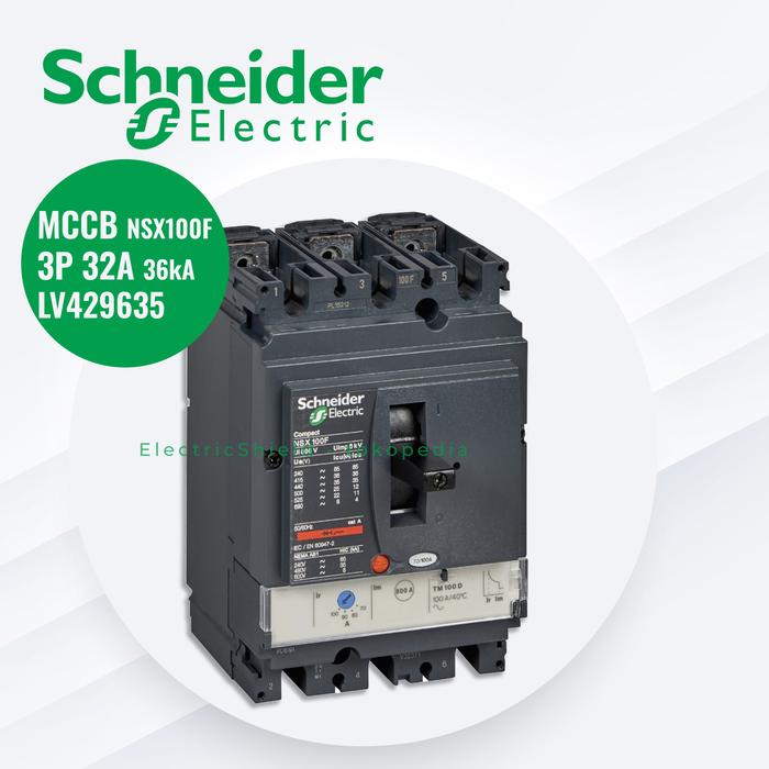 Jual MCCB Schneider NSX100F 3P 36kA 32A, 40A, & 50A - 32A - Jakarta ...