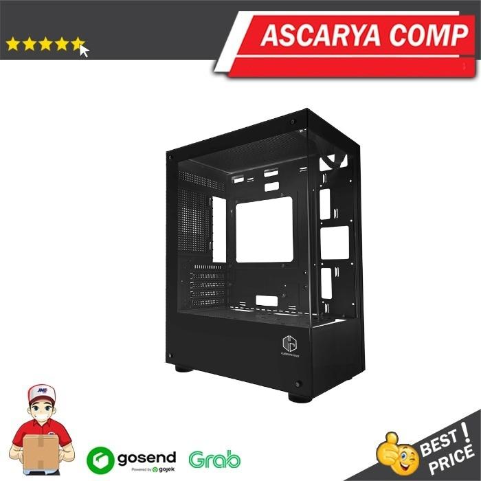 Jual Casing PC CUBE GAMING ZUARV BLACK - mATX Gaming Case - Tempered ...