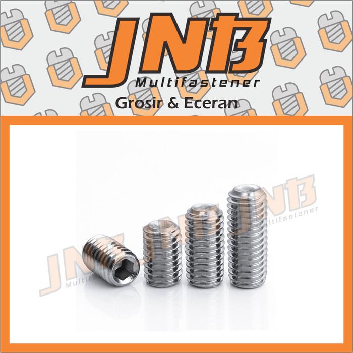 Jual Baut L Socket Stainless M6 x 6 L Set Screw Tanam Tanpa Kepala 304 - Kota Bandung - JnB ...