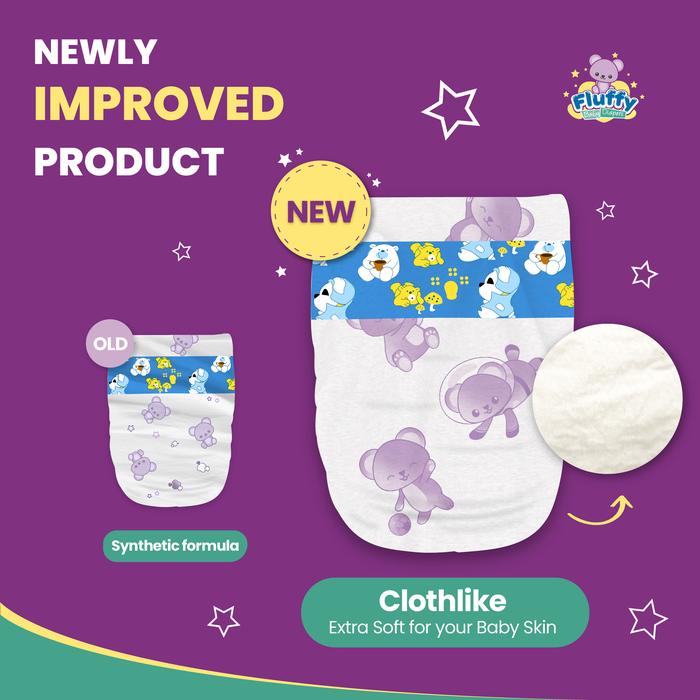 Jual Fluffy Popok Bayi Tipe Perekat Nb-s 40 Pcs Di Seller Zenin ...