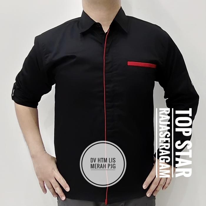 Jual DV Baju Kemeja Seragam Panjang Kerja Kombinasi Lis Kantor PDH PDL ...
