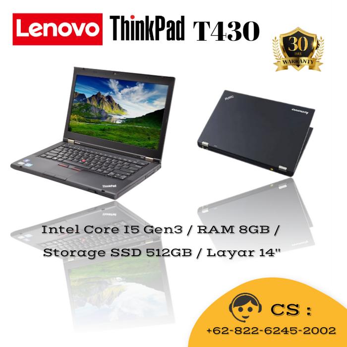 Jual Lenovo Thinkpad T430 Core i5 gen3 - RAM 4GB, HDD 320GB - Kota Bandung - Singa Asia Plaza ...