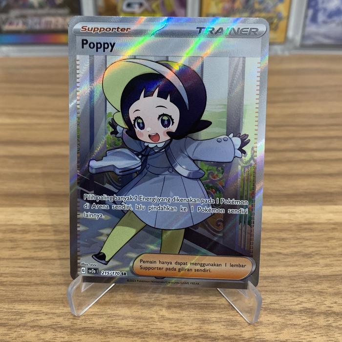 Jual Pokemon TCG Indonesia Poppy Sr - Kab. Bekasi - Varian S | Tokopedia