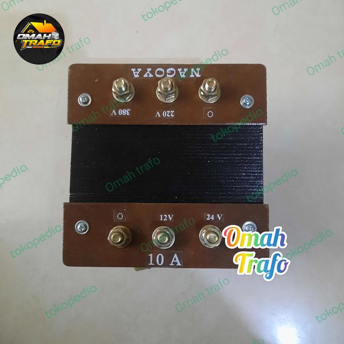 Jual trafo transformer travo step down 10 amper 220v/380v to 12v/24v ...