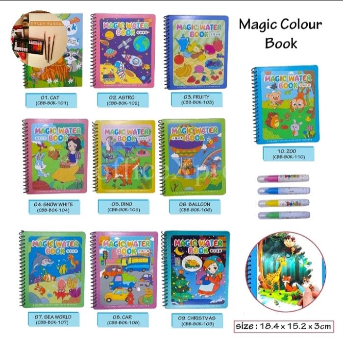 Jual Magic Colour Book/Buku Mewarnai Ajaib/Buku Mewarnai Anak - Jakarta ...