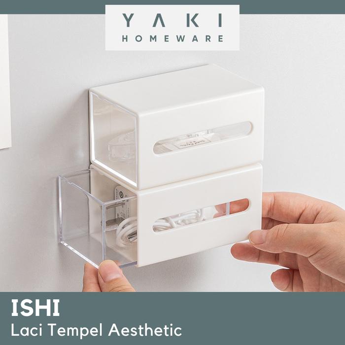Jual YAKI Laci Storage Box Adhesive Small Organizer Perapi Tempel ...