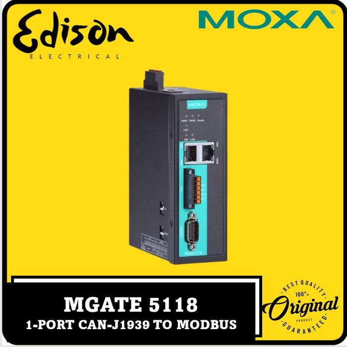 Jual MOXA MGATE 5118 1 Port CAN-J1939 J1939 Modbus Profine Ethernet IP ...