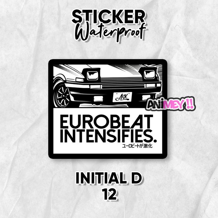 Jual Stiker Initial D logo / Sticker Anime Waterproof / Akina Speedstar ...