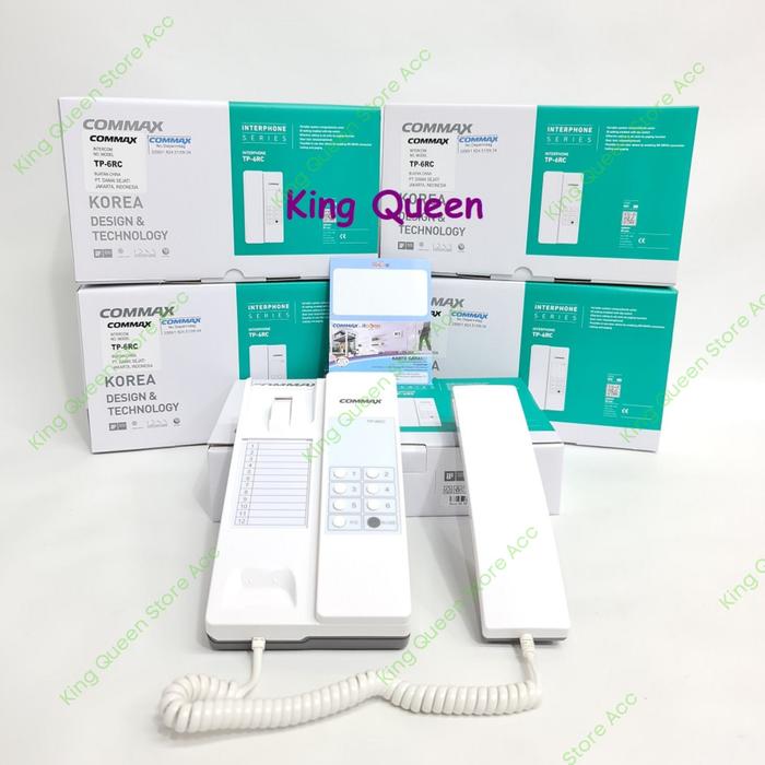 Jual Intercom Commax TP-6RC (6 Channel) Interphone Commax TP6RC ...