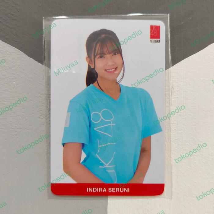 Jual Photocard Pc Official Jkt48 Mng Nice To See You | Indira Seruni Di ...
