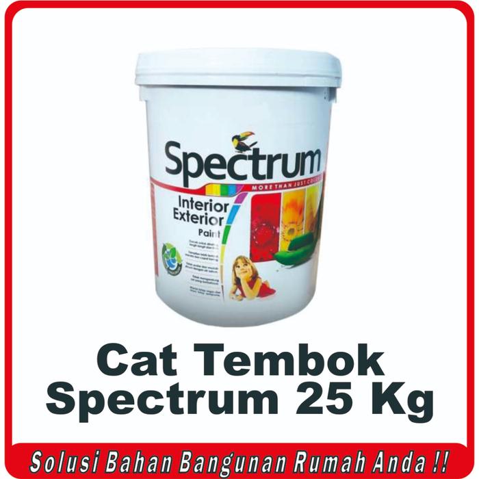 Jual cat tembok spectrum 25kg - Kab. Bandung - cahaya home galery ...