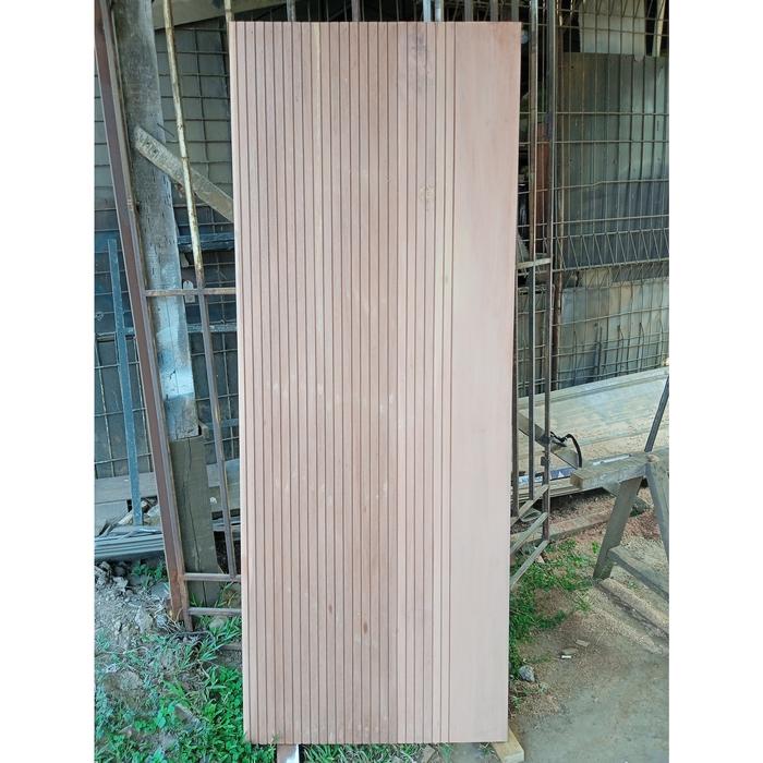 Jual Daun Pintu Minimalis Model Flat (rata) Kayu Meranti Oven - Kota ...