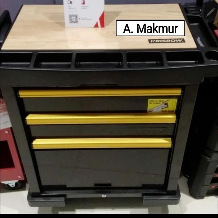 Jual KRISBOW TOOL 3 DRAWER - BLACK - Jakarta Barat - ali makmur shop ...