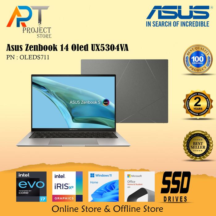 Jual Asus Zenbook S13 Oled UX5304VA-711 i7-1355 16GB 1TB W11+OHS 21 2YRS - Jakarta Pusat - APT ...