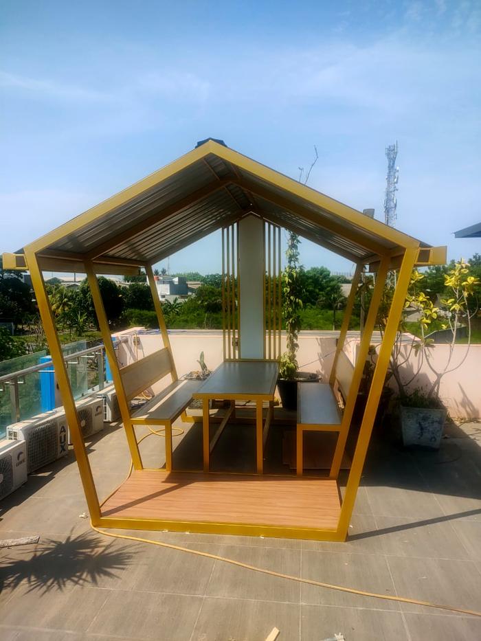 Jual Gazebo Modern, Gajebo taman, gazebo untuk restoran atau cave - Kab ...