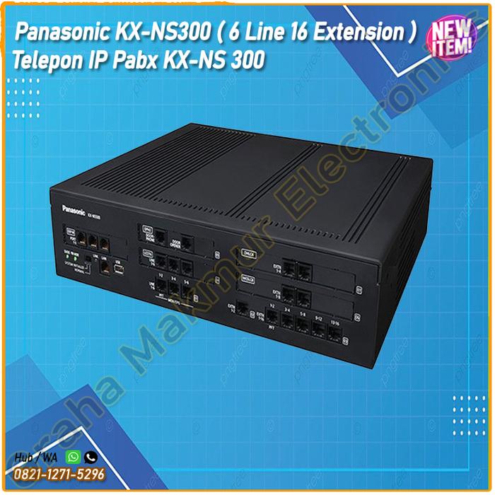 Jual Panasonic KX-NS300 ( 6 Line 16 Extension ) Telepon IP Pabx KX-NS ...