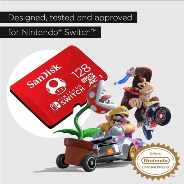 Jual Kartu Memori Gaming Microsd Card Nintendo Switch 128 256 512 Gb ...