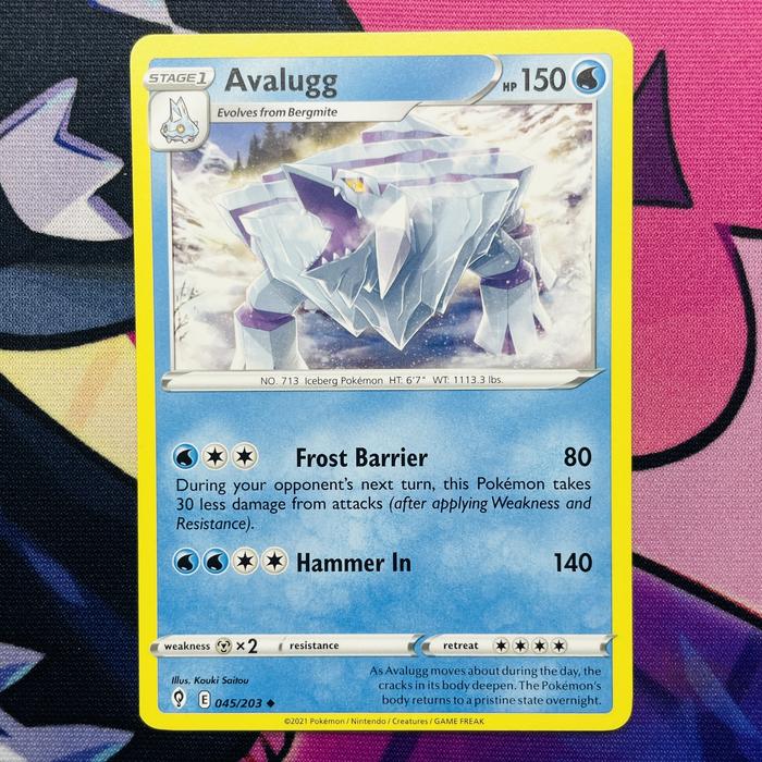 Jual Avalugg evolving skies English kartu inggris pokemon - Kota ...