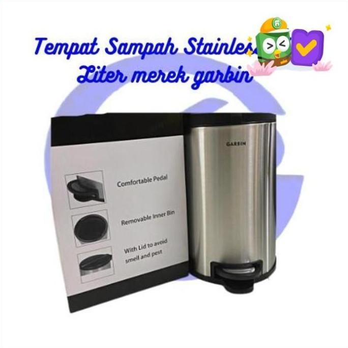 Jual Tempat Sampah Stainless 20 Liter Tempat Sampah Injak Pedal Garbin - Jakarta Barat ...