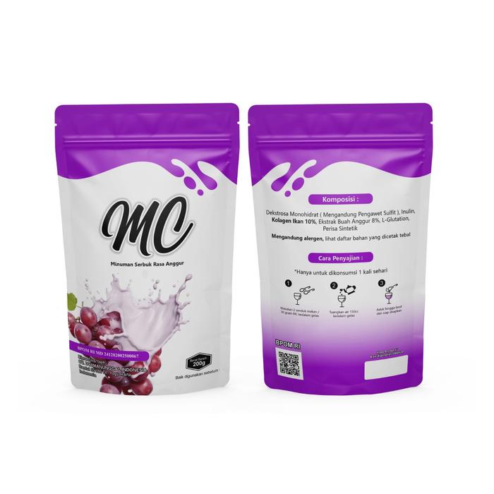 Jual Minuman Serbuk Kolagen Rasa Anggur Latte - Kab. Bantul - PusatMaklonid | Tokopedia