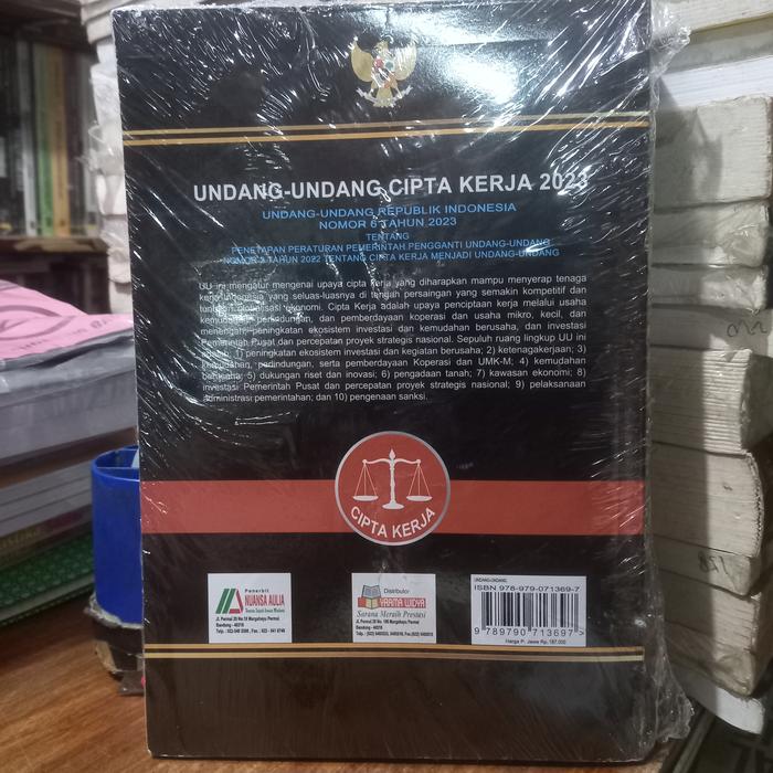 Jual Buku Undang Undang Cipta Kerja 2023 Di Seller Noelle - Cengkareng Timur, Kota Jakarta Barat ...