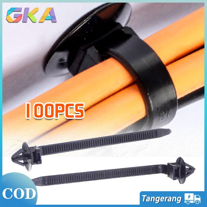 Jual 【100 PCS】Clip Tali Kabel Body Mobil-Kabel Ties Pengikat Bodi Mobil ...