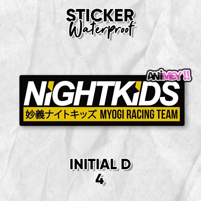 Jual Stiker Initial D logo / Sticker Anime Waterproof / Akina Speedstar ...